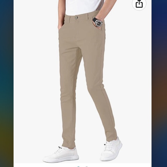 plaid&plain | Pants | Tan Chino Pants | Poshmark